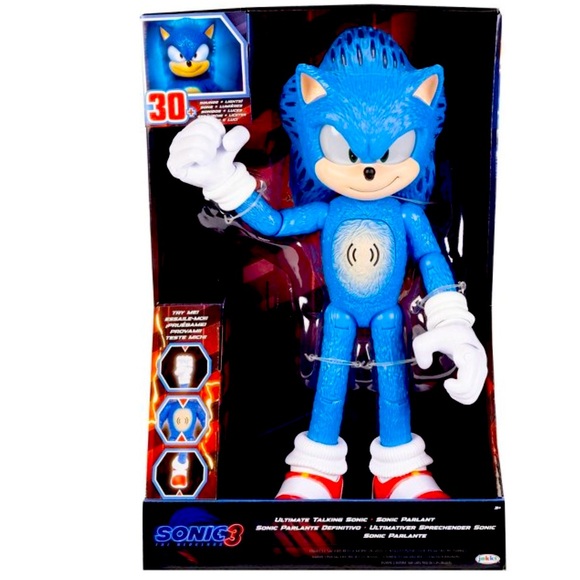 Toys | Nwt Limited Edition Sonic The Hedgehog 3 Ultimate Talking Sonic ...